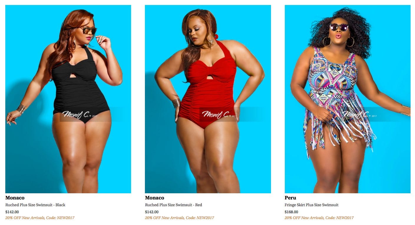 Monif C : Les nouveaux maillots de bain grande taille sont déjà là - Vivelesrondes